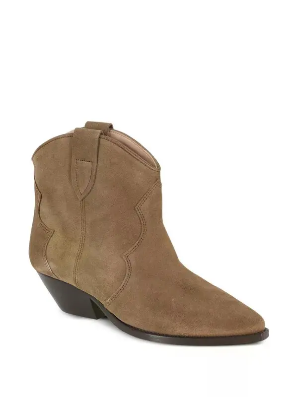 Isabel Marant Étoile Dewina Suede Ankle Boots - Brown