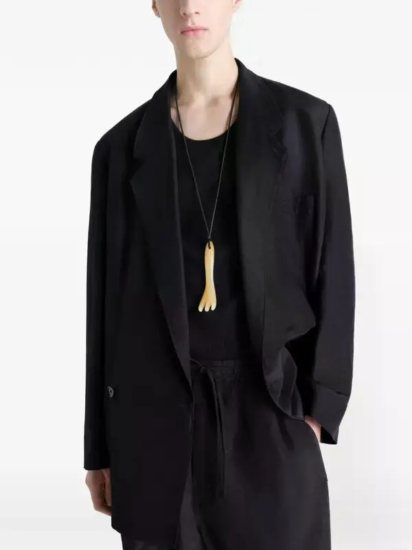 LEMAIRE Gua Sha Fork Pendant Necklace