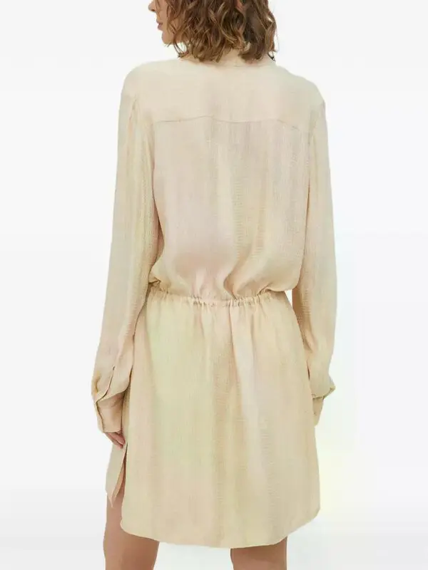 HERSKIND V-neck Mini Dress With Drawstring
