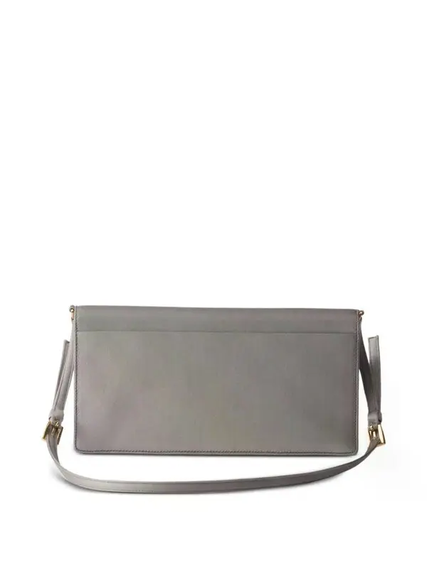 Prada Mini Satin Shoulder Bag - Grey