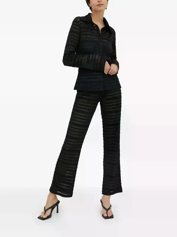 RÉSUMÉ Striped Flared Trousers