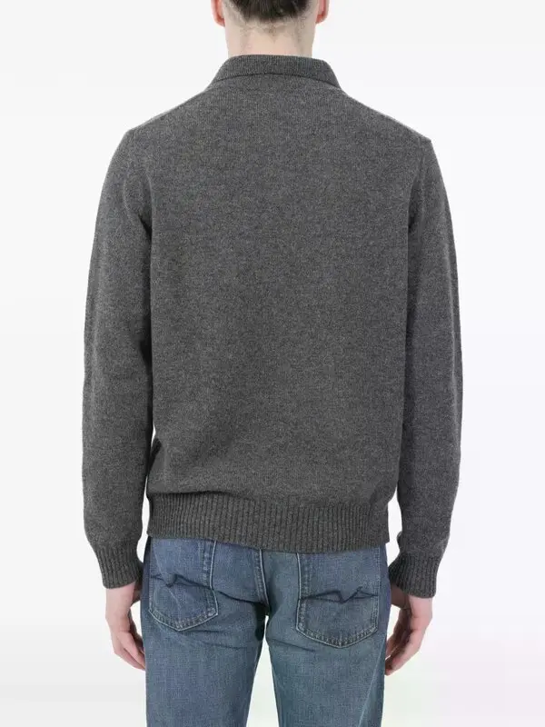 ZANONE Mélange-effect Polo Shirt