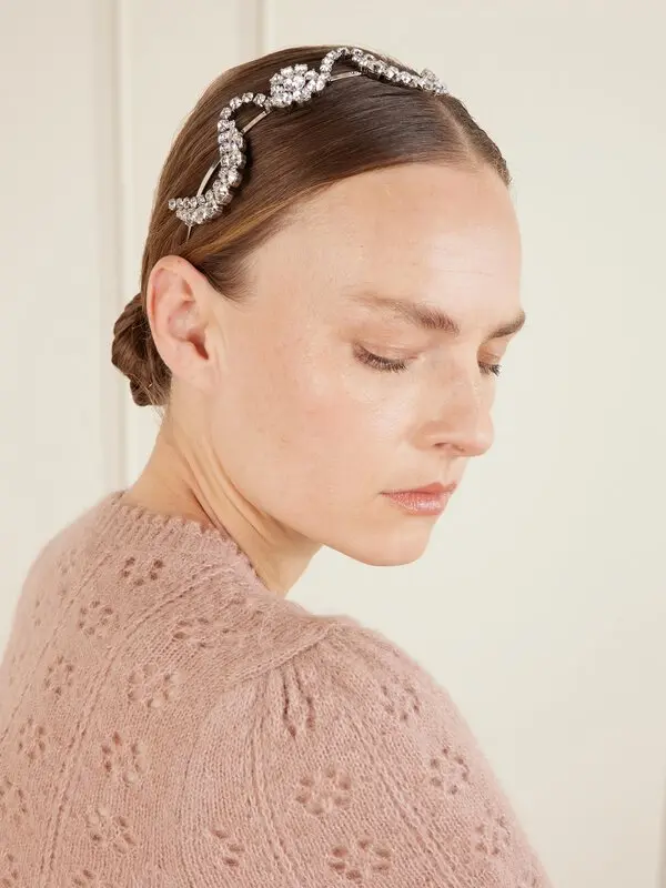 Simone Rocha Crystal-embellished Headband
