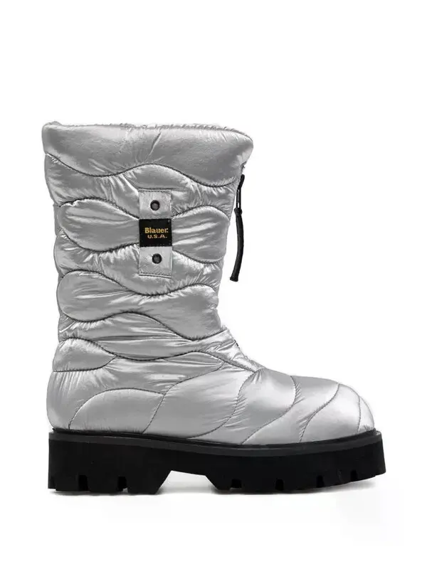 BLAUER. Elsie Quilted Zip Up Boots