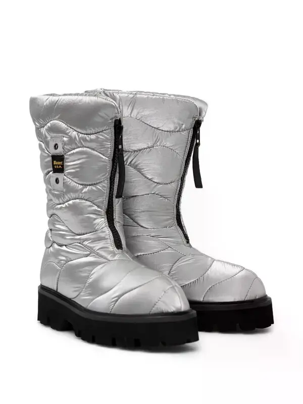 BLAUER. Elsie Quilted Zip Up Boots