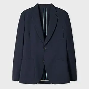 Paul Smith Cotton-blend Seersucker Stripe Blazer