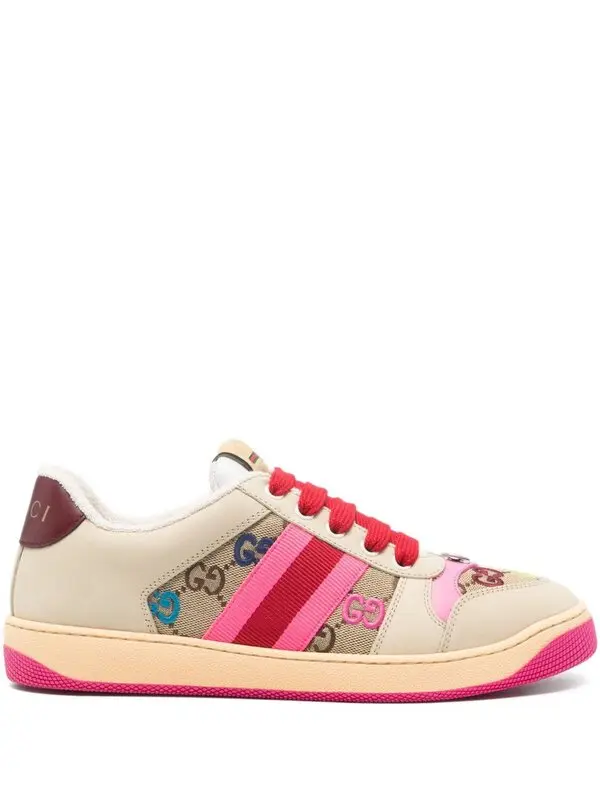 Gucci Screener Leather Sneakers