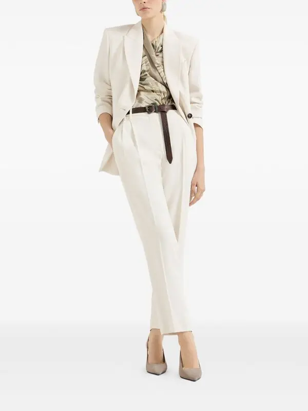 Brunello Cucinelli Suede Slingback Pumps