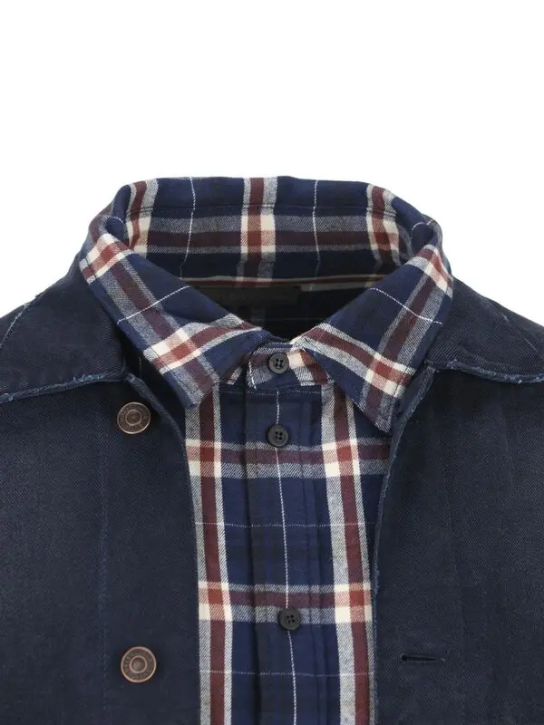 Balenciaga Cotton Shirt Jacket - Blue