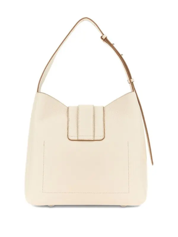 Hogan Leather Hobo Bag - White