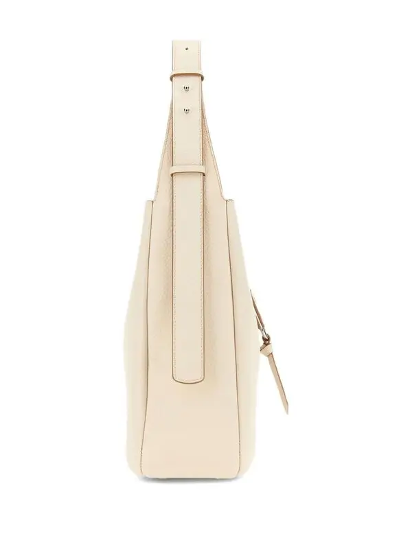 Hogan Leather Hobo Bag - White