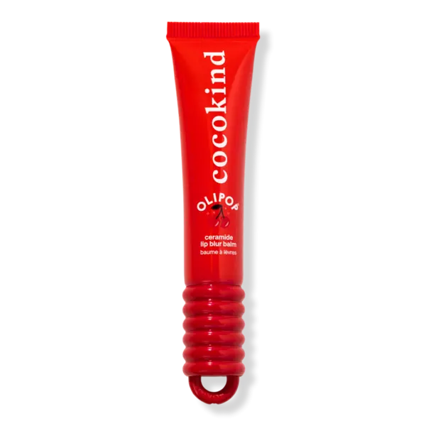 COCOKIND Ceramide Lip Blur Balm Hydrating & Smoothing Lip Treatment - Olipop Cherry Cola