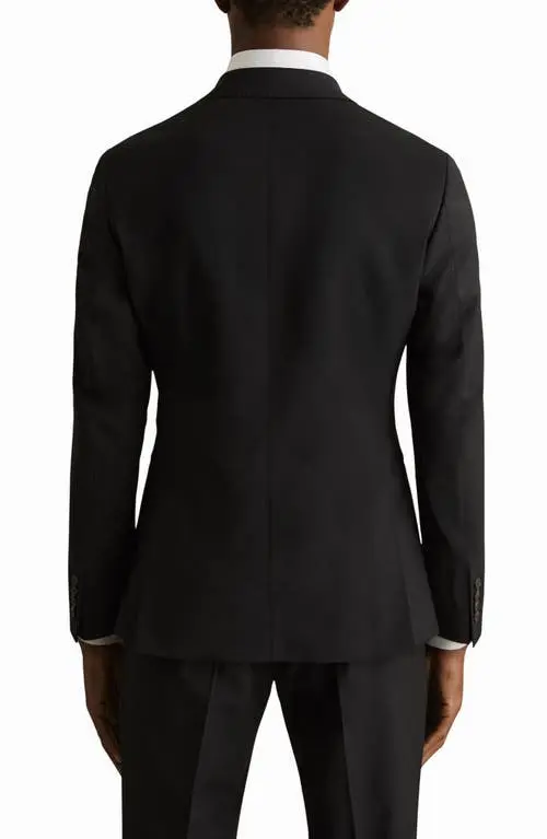 REISS Wool-blend Sport Coat - Black