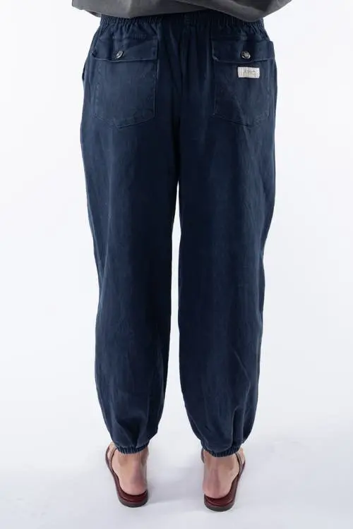 ARIKO Casual Trousers - Dark Navy