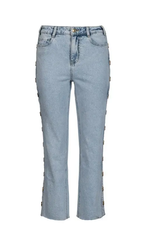 Generation Love Stephen Button Wide-leg Jeans