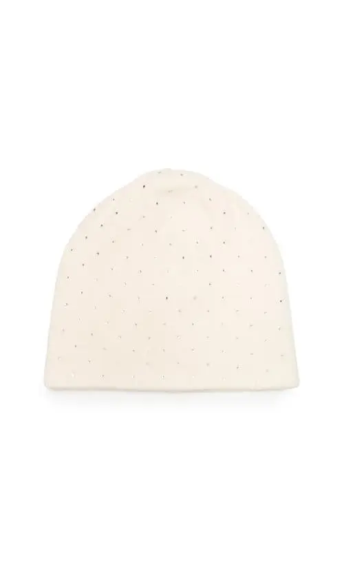Generation Love Norah Crystal Beanie - White