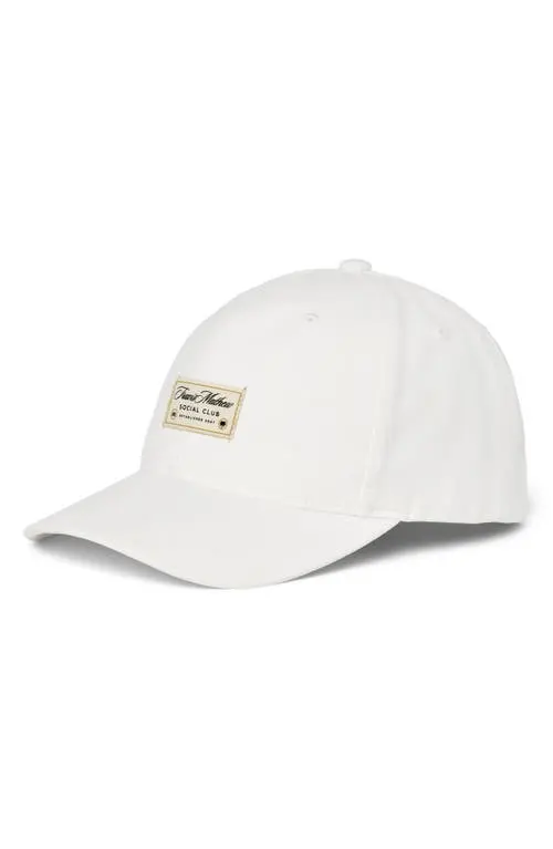 Travis Mathew Social Club Snapback Cap - White