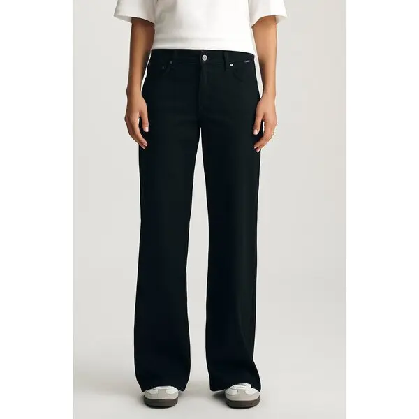 MAVI Sabrina Wide-leg Jeans - Black Move