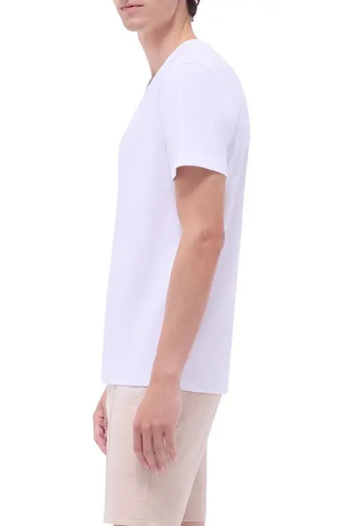 Bugatchi Holden Pima Cotton T-shirt - White