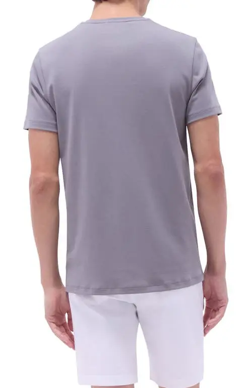 Bugatchi Holden Pima Cotton T-shirt - Zinc