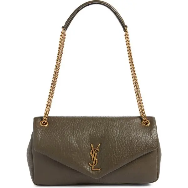 Saint Laurent Medium Calypso Leather Shoulder Bag