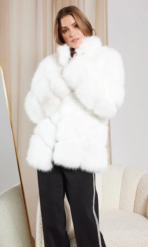 Generation Love Louisa Faux Fur Jacket