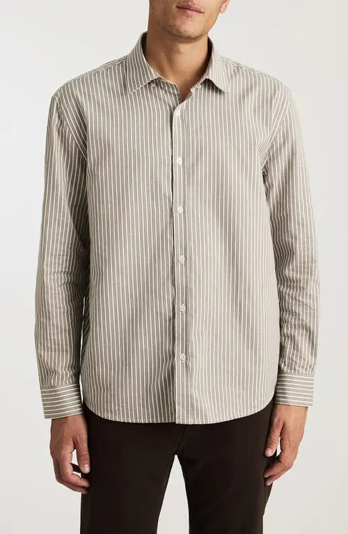 MAVI Stripe Flannel Button-up Shirt