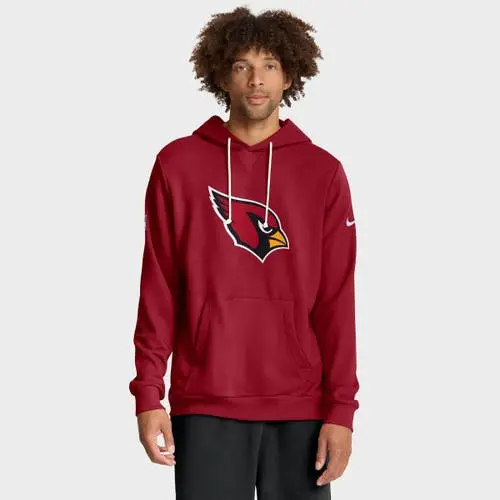 Nike Arizona S Sideline Standard Issue Initial Home Dri-fit Hoodie - Cardinal