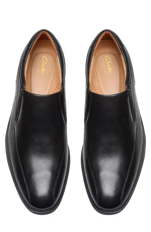 Clarks Eldredge Step Loafer - Black Leather