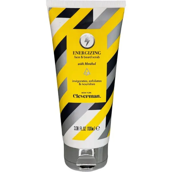 CLEVERMAN Energizing Face & Beard Scrub With Menthol - N/a