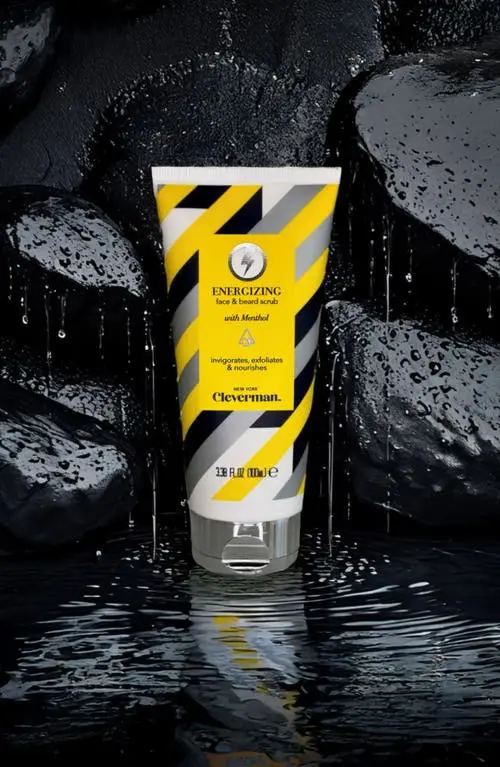 CLEVERMAN Energizing Face & Beard Scrub With Menthol