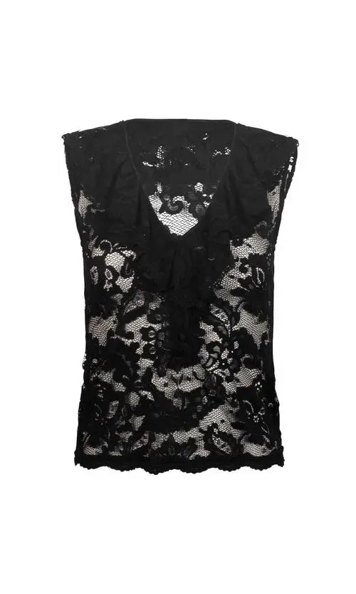 Generation Love Saige Lace Top - Black