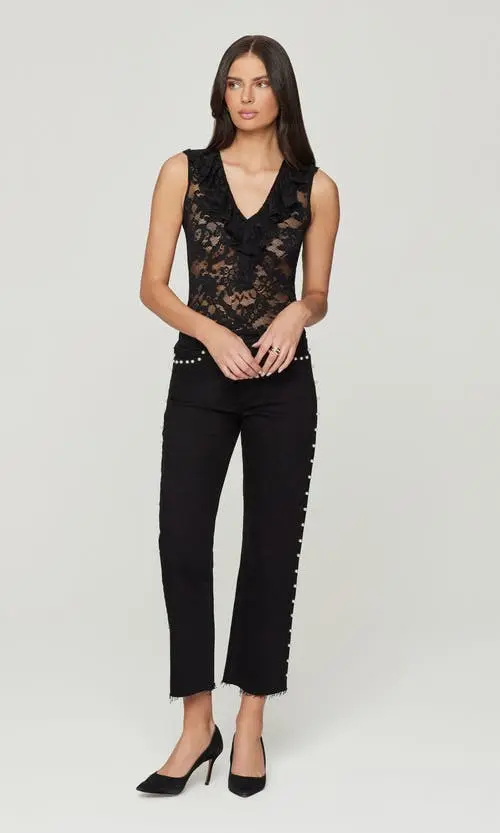 Generation Love Saige Lace Top - Black