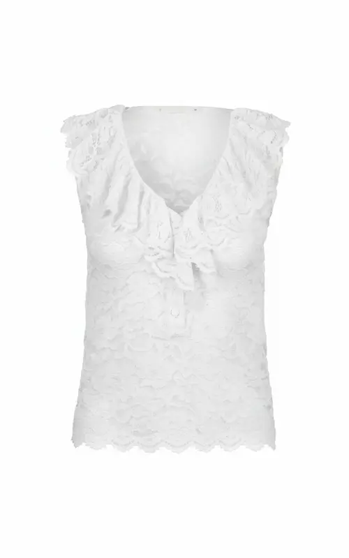 Generation Love Saige Lace Top - White