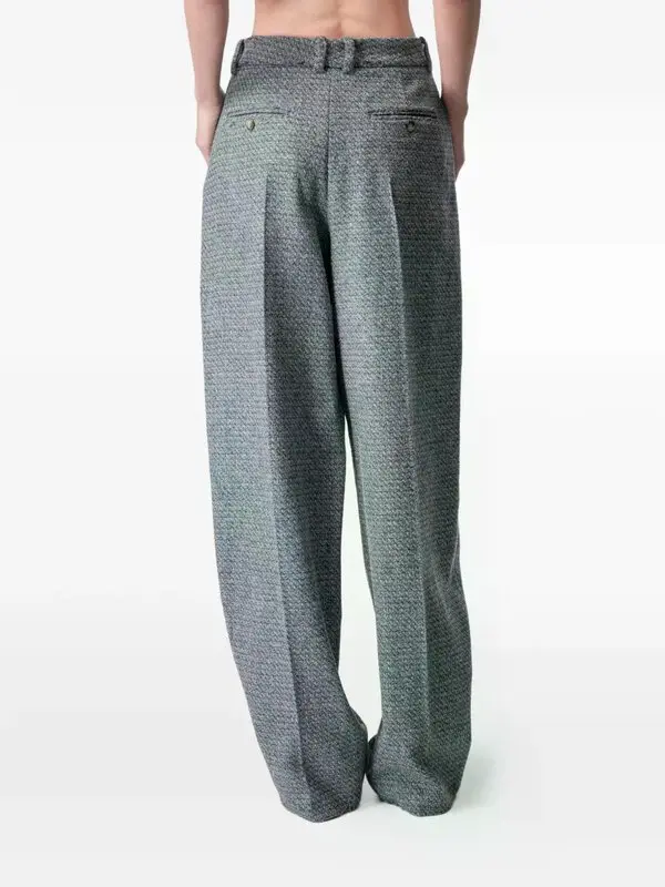 ARTICLE TEN Tweed Wool Trousers