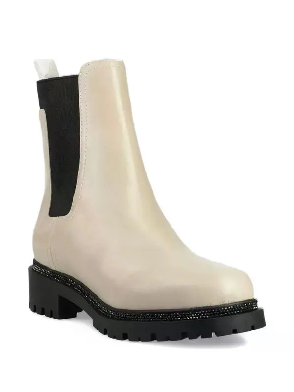 Dkny Embellished Chelsea Boots - Neutrals