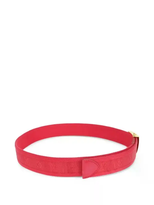 LOUIS VUITTON 2012 Monogram Cutout Belt
