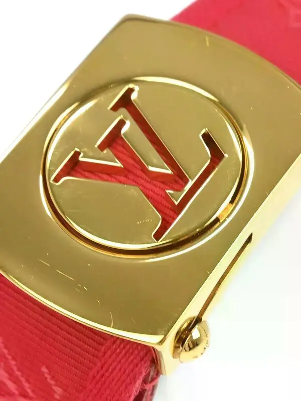 LOUIS VUITTON 2012 Monogram Cutout Belt