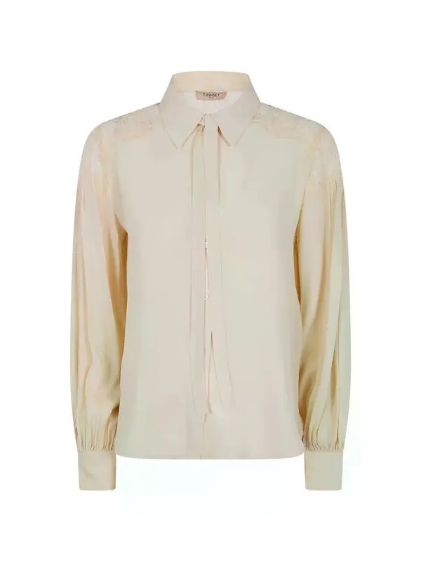 TWINSET Lace-trim Shirt