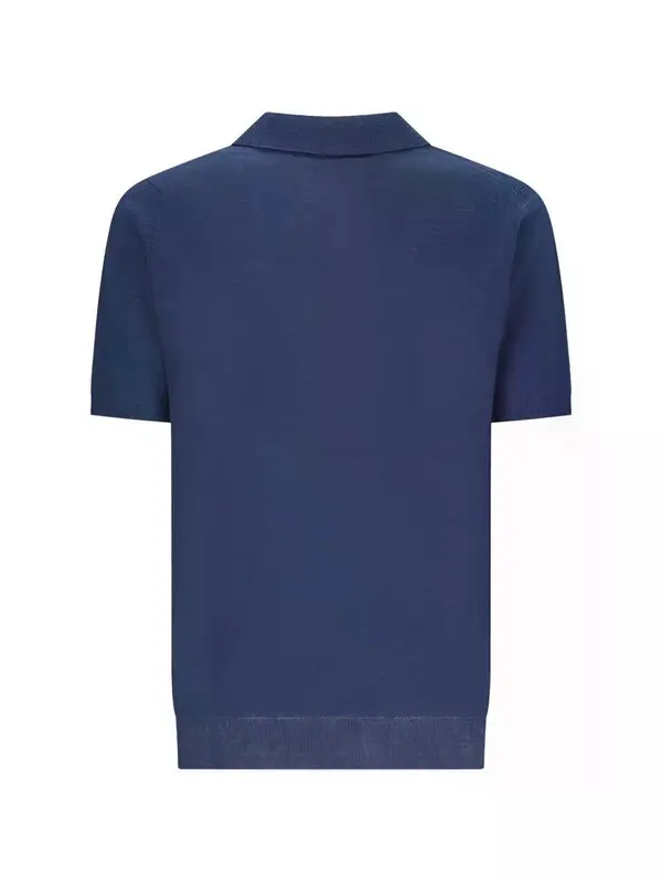 LARDINI Open-collar T-shirt