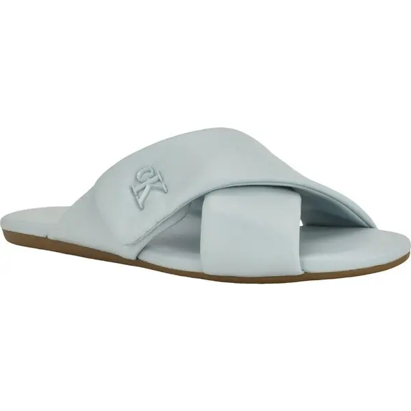 Calvin Klein Renley Slide Sandal - Light Blue