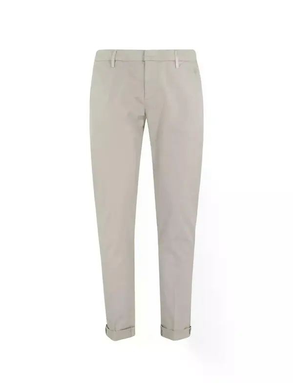 DONDUP Cropped Trousers - Neutrals