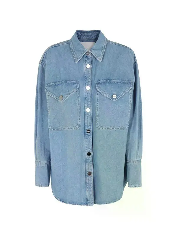 DONDUP Flap-pocket Shirt - Blue