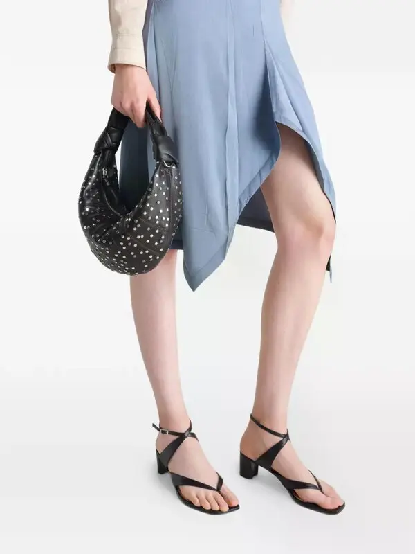 LEMAIRE Mini Fortune Croissant Studded Tote Bag - Brown