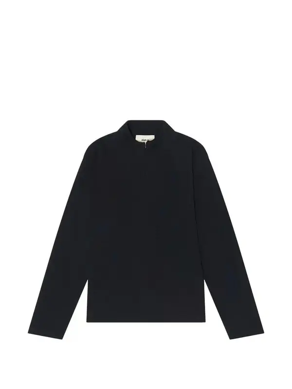O.FILES Half-zip Long Sleeve T-shirt