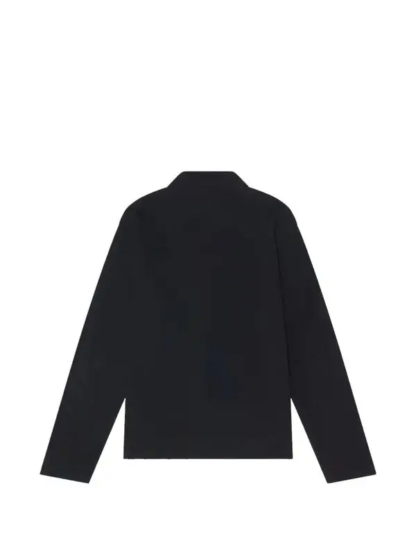 O.FILES Half-zip Long Sleeve T-shirt