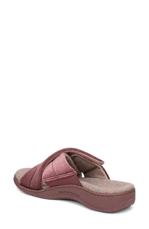 Vionic Relax Ii Plush Slide Sandal - Sable