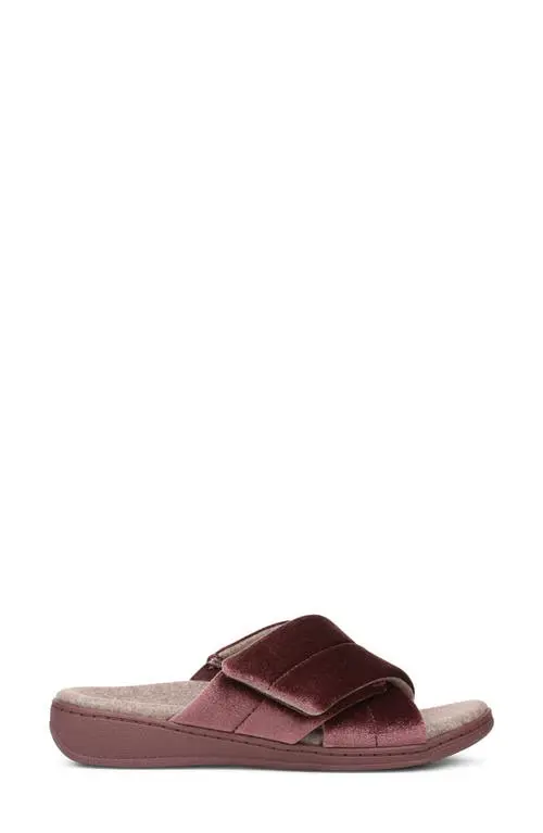 Vionic Relax Ii Plush Slide Sandal - Sable