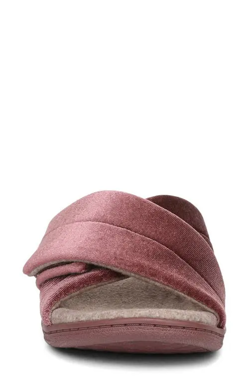 Vionic Relax Ii Plush Slide Sandal - Sable