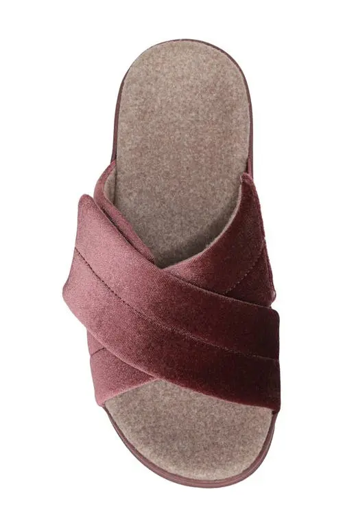 Vionic Relax Ii Plush Slide Sandal - Sable